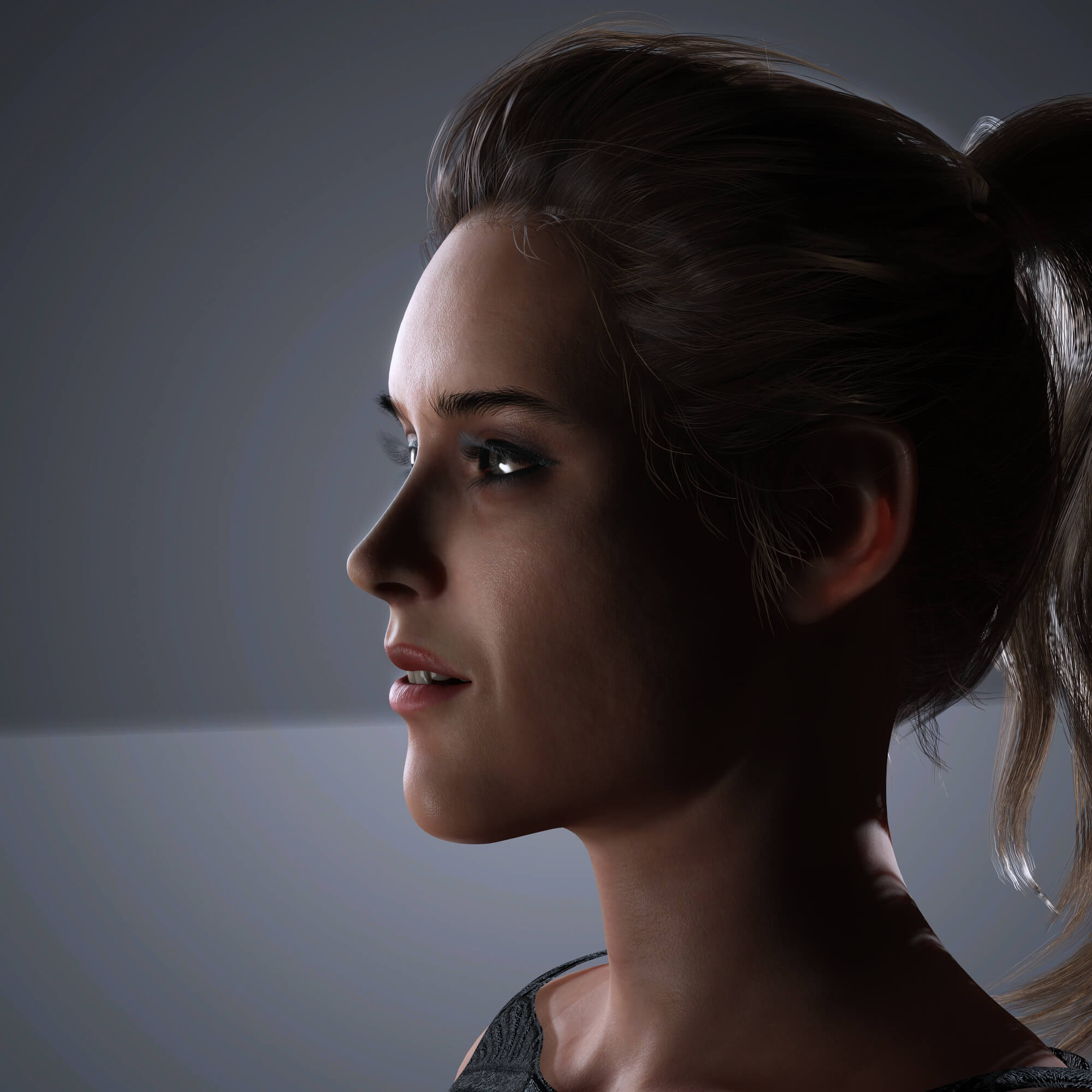 kristen stewart Character 3D Model Low-poly 3D model by 3designer94