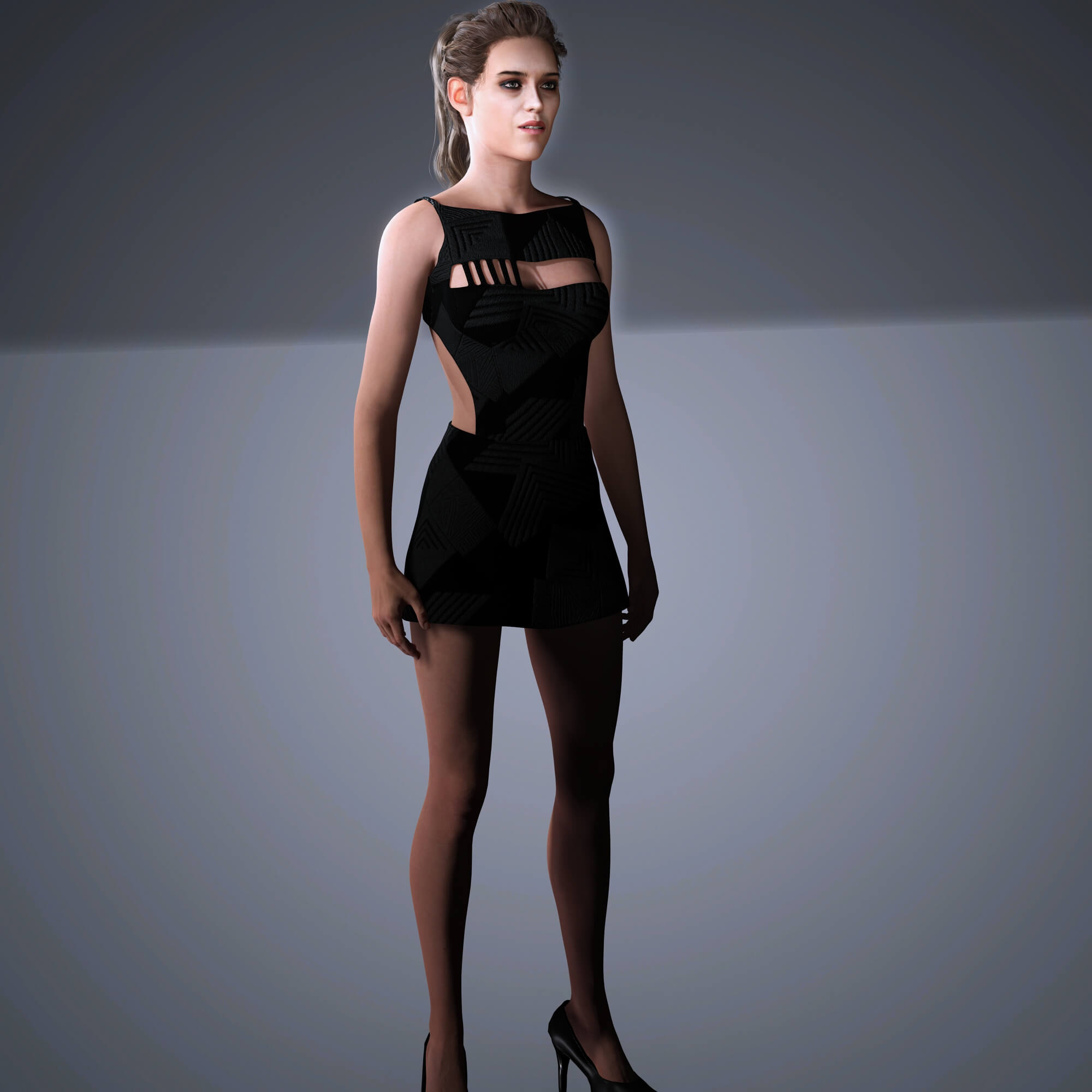 kristen stewart Character 3D Model Low-poly 3D model by 3designer94