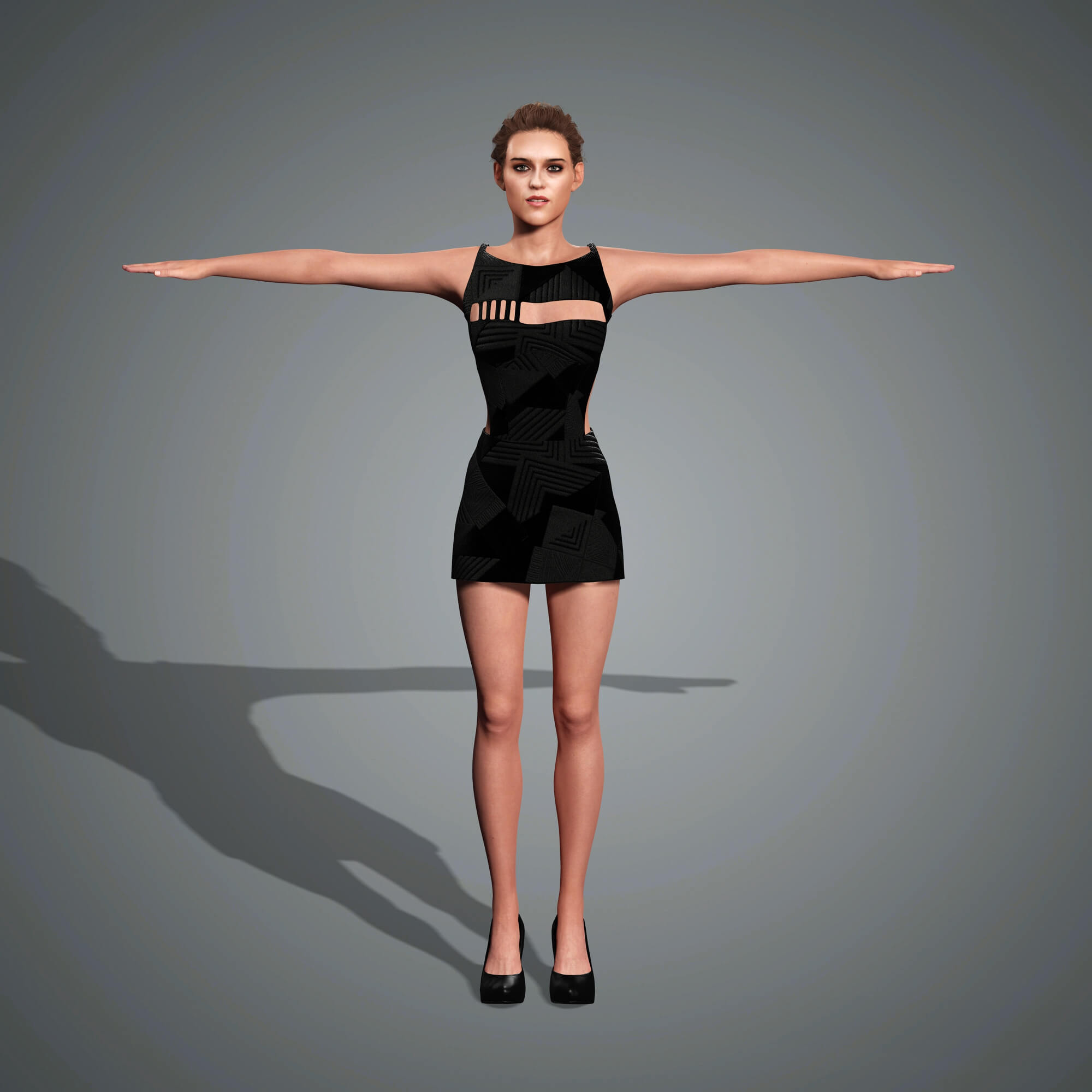 kristen stewart Character 3D Model Low-poly 3D model by 3designer94