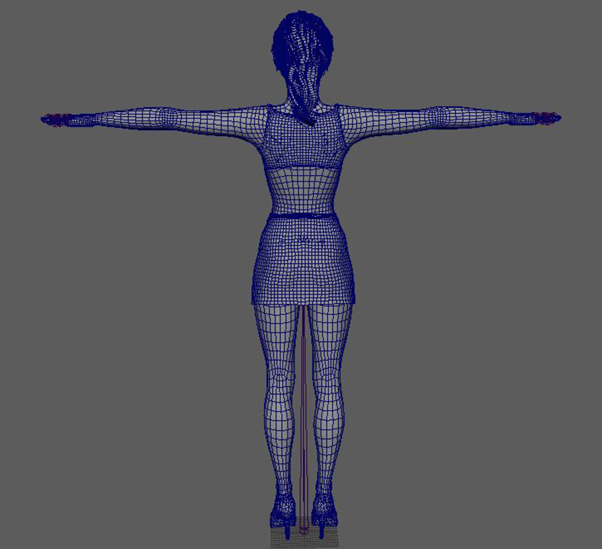 kristen stewart Character 3D Model Low-poly 3D model by 3designer94