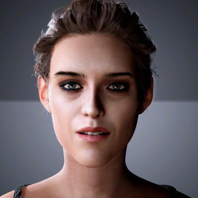 kristen stewart Character 3D Model Low-poly 3D model by 3designer94