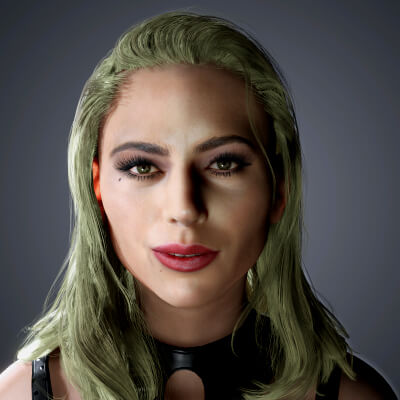 Lady Gaga Character 3D Model Low-poly 3D model by 3designer94