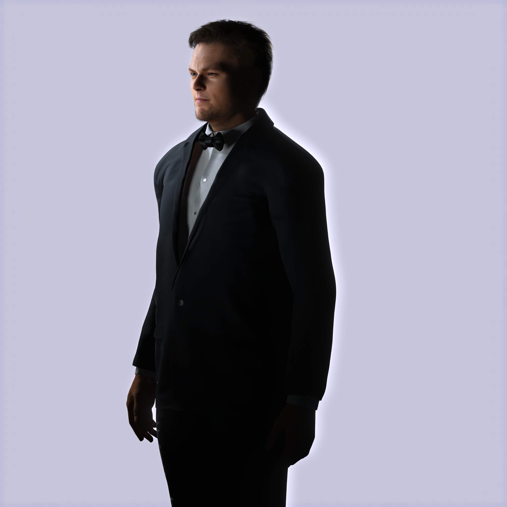 Leonardo DiCaprio 3D Model Low-poly by 3designer94