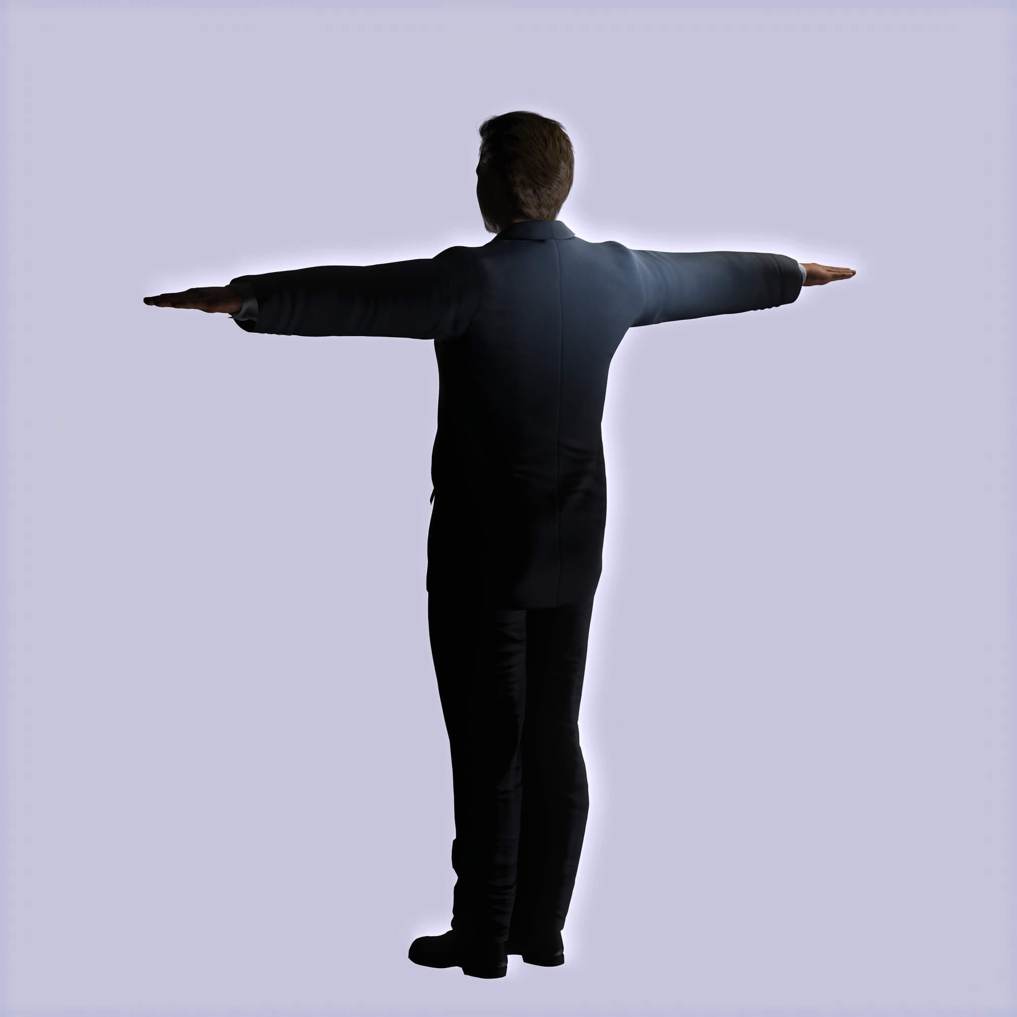 Leonardo DiCaprio 3D Model Low-poly by 3designer94