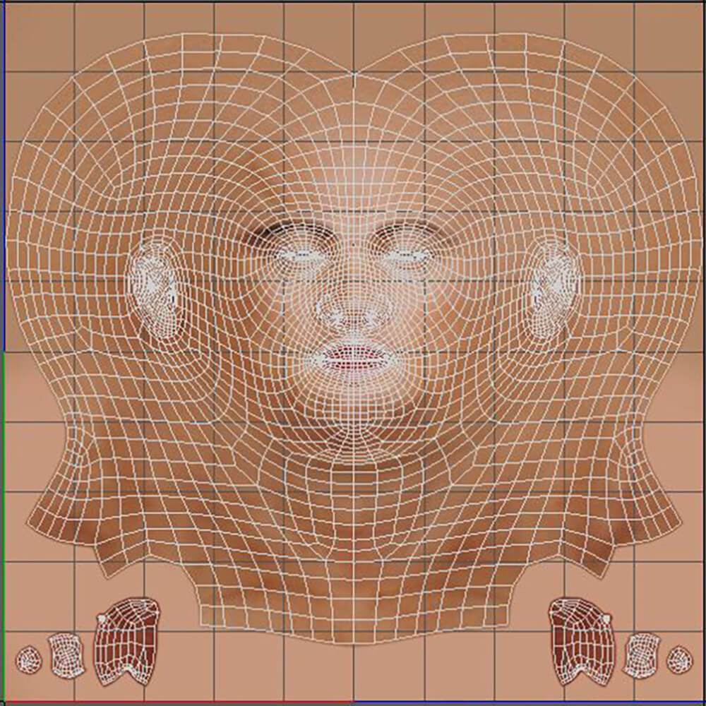 Leonardo DiCaprio 3D Model Low-poly by 3designer94