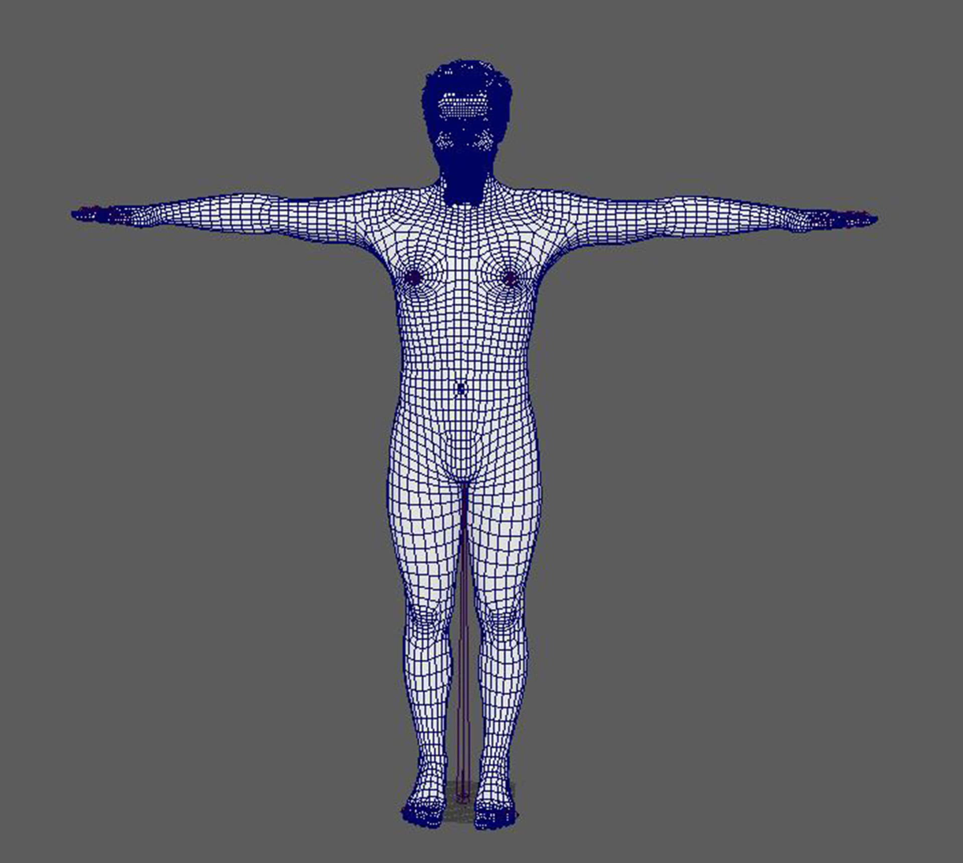 Leonardo DiCaprio 3D Model Low-poly by 3designer94