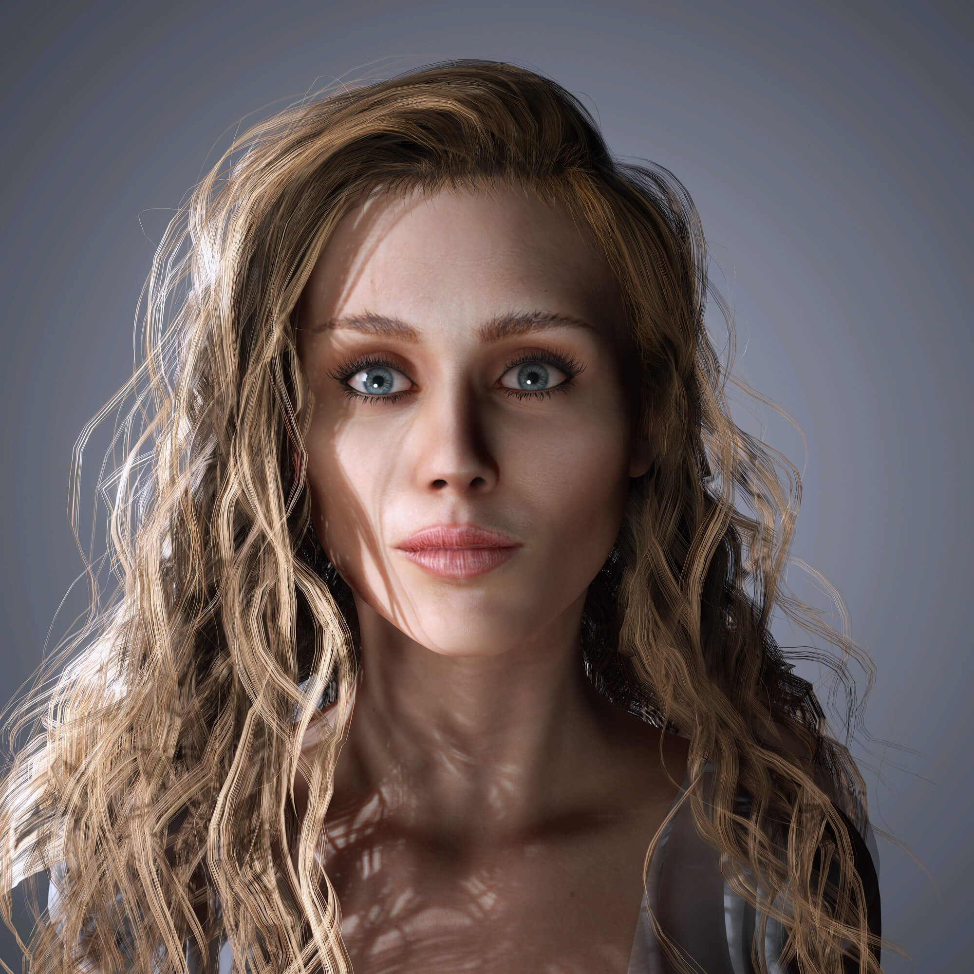 Miley Cyrus Character 3D Model Low Poly by 3designer94