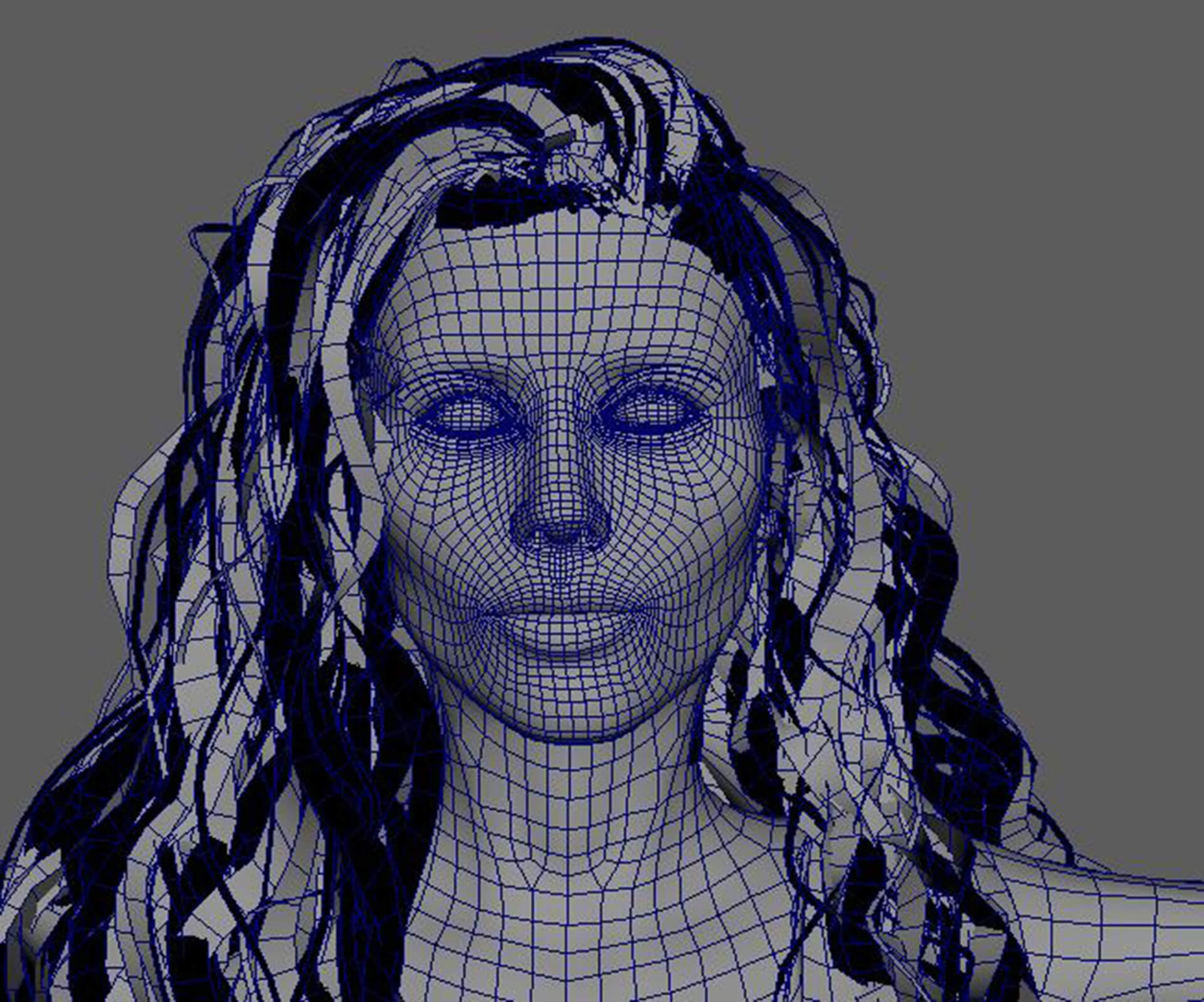 Miley Cyrus Character 3D Model Low Poly by 3designer94