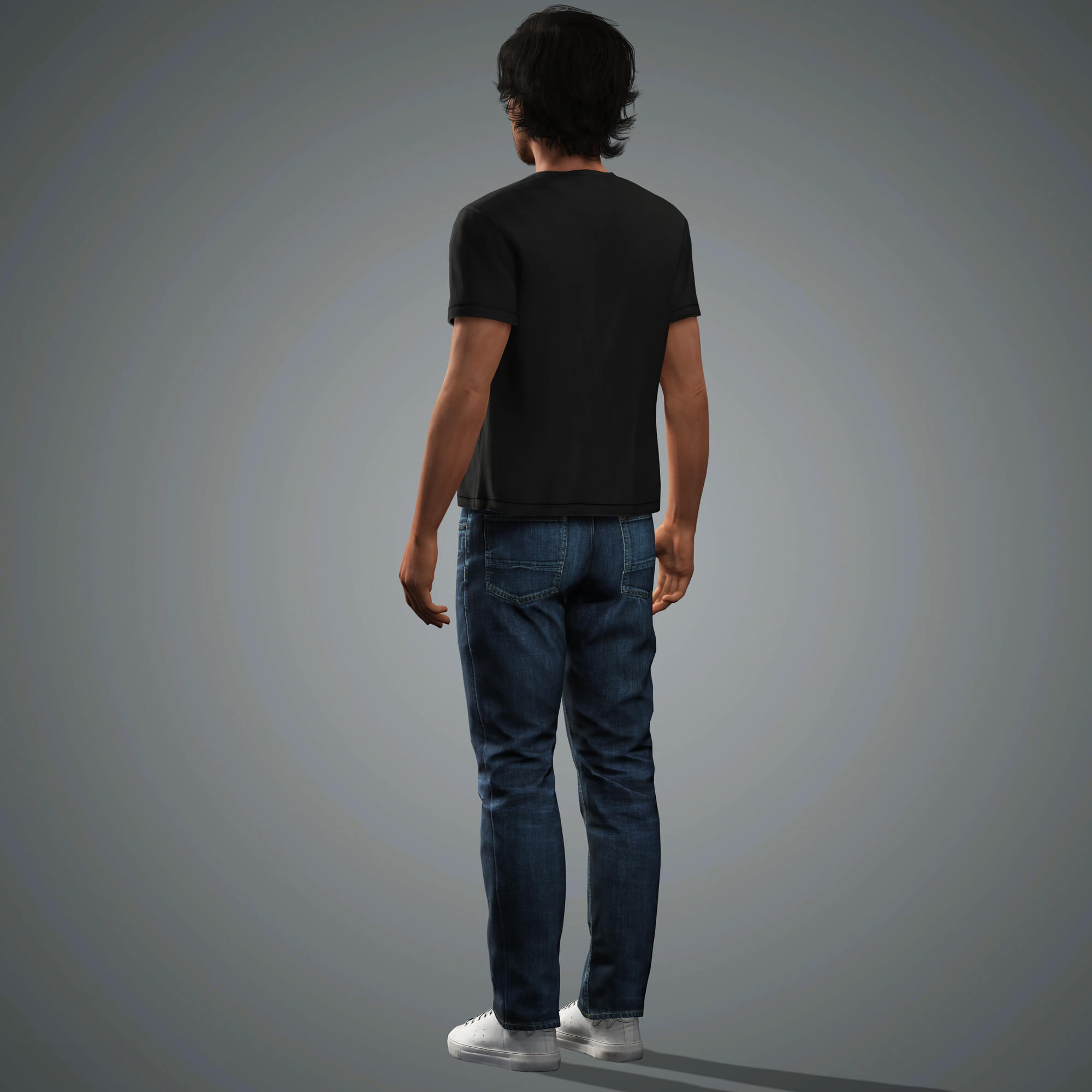 Milo Ventimiglia Character Low Poly 3D Model by 3designer94