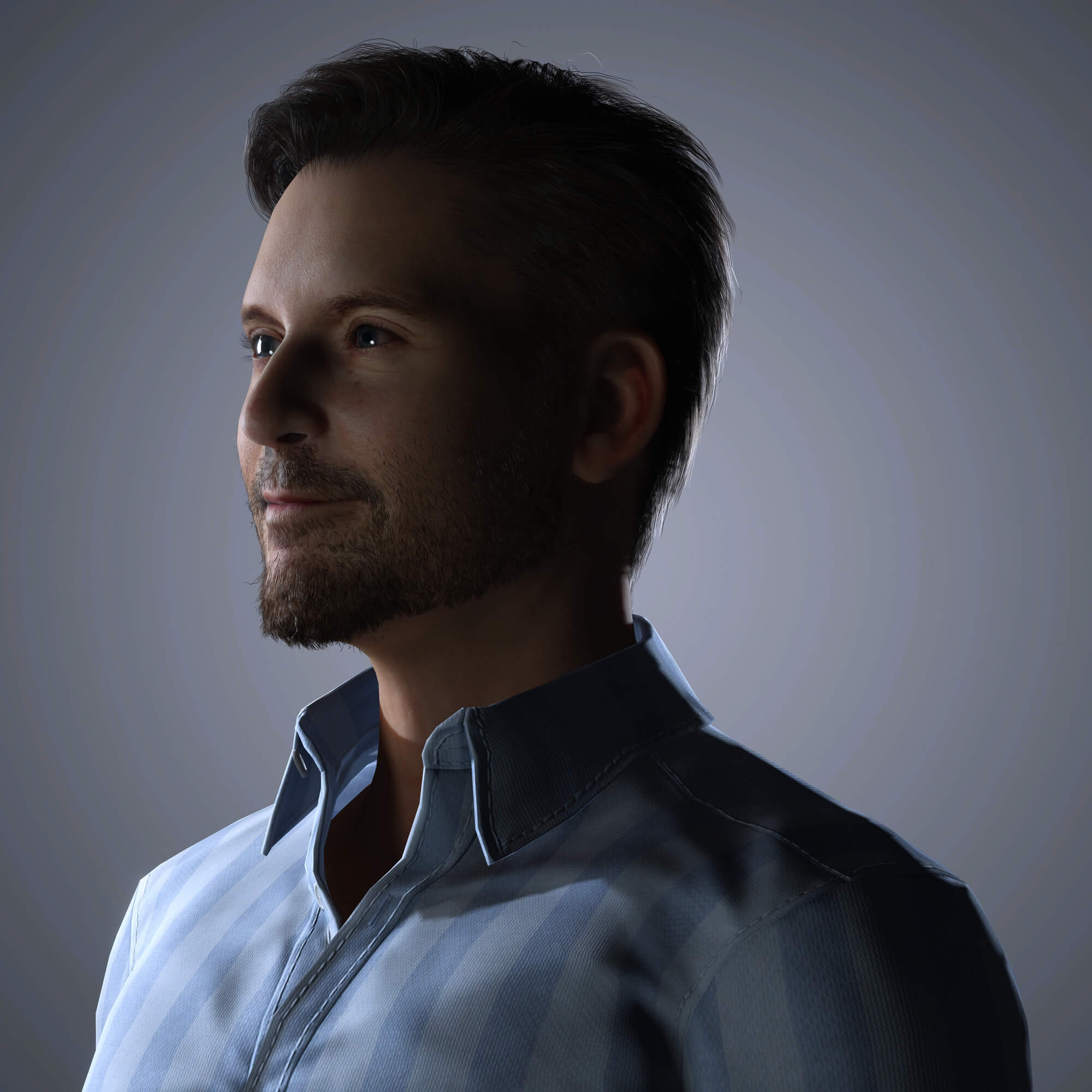 Tobey Maguire Character Low Poly 3D Model by 3designer94