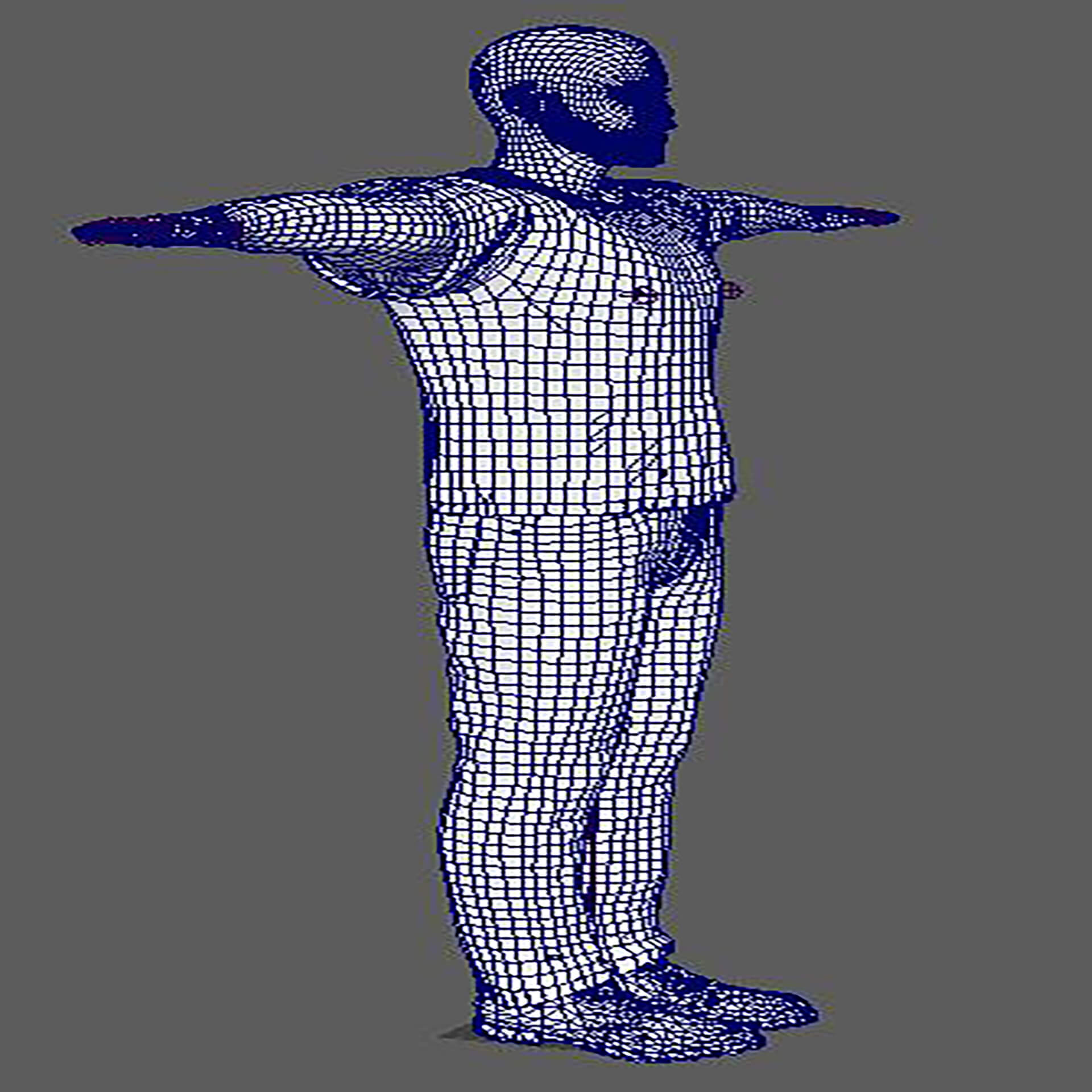 Tyson Beckford Character Low Poly 3D Model by 3designer94
