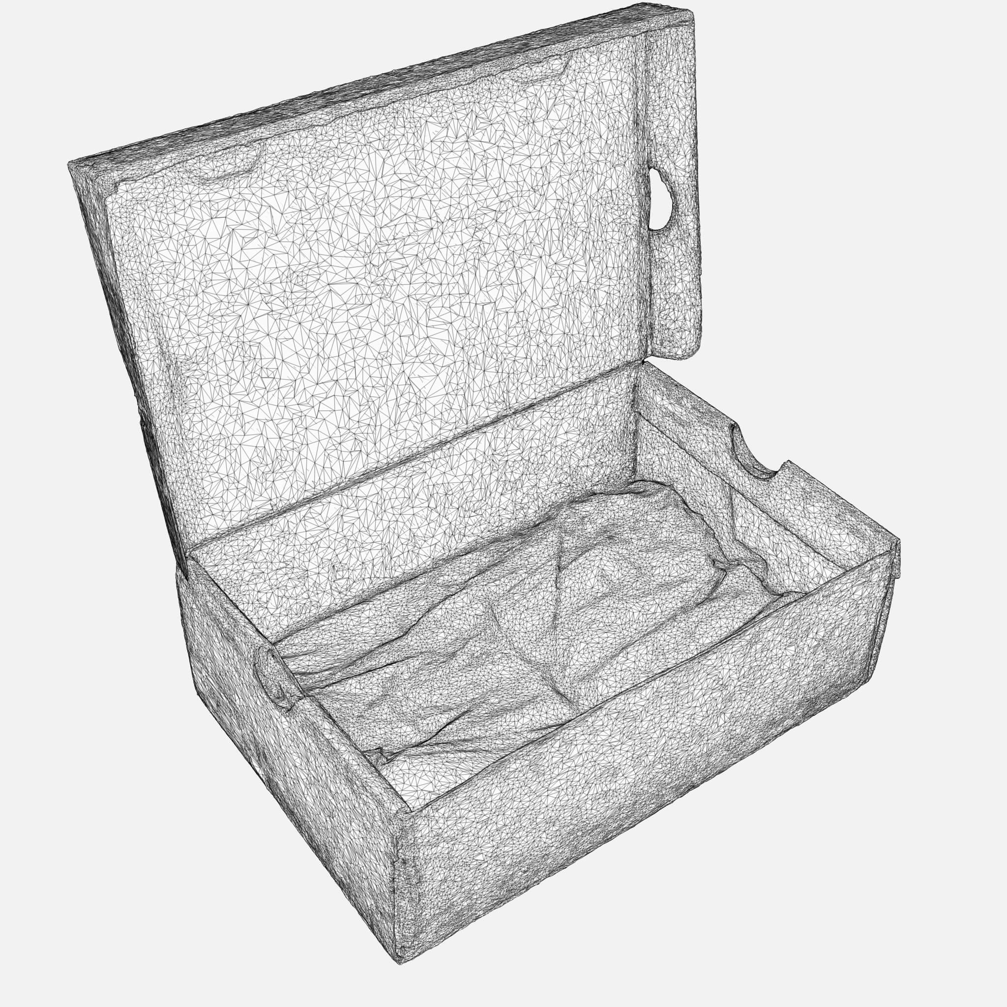 Box For Sneakers Nike Air Force 1 (001222) - 3D Model by 3DFarm