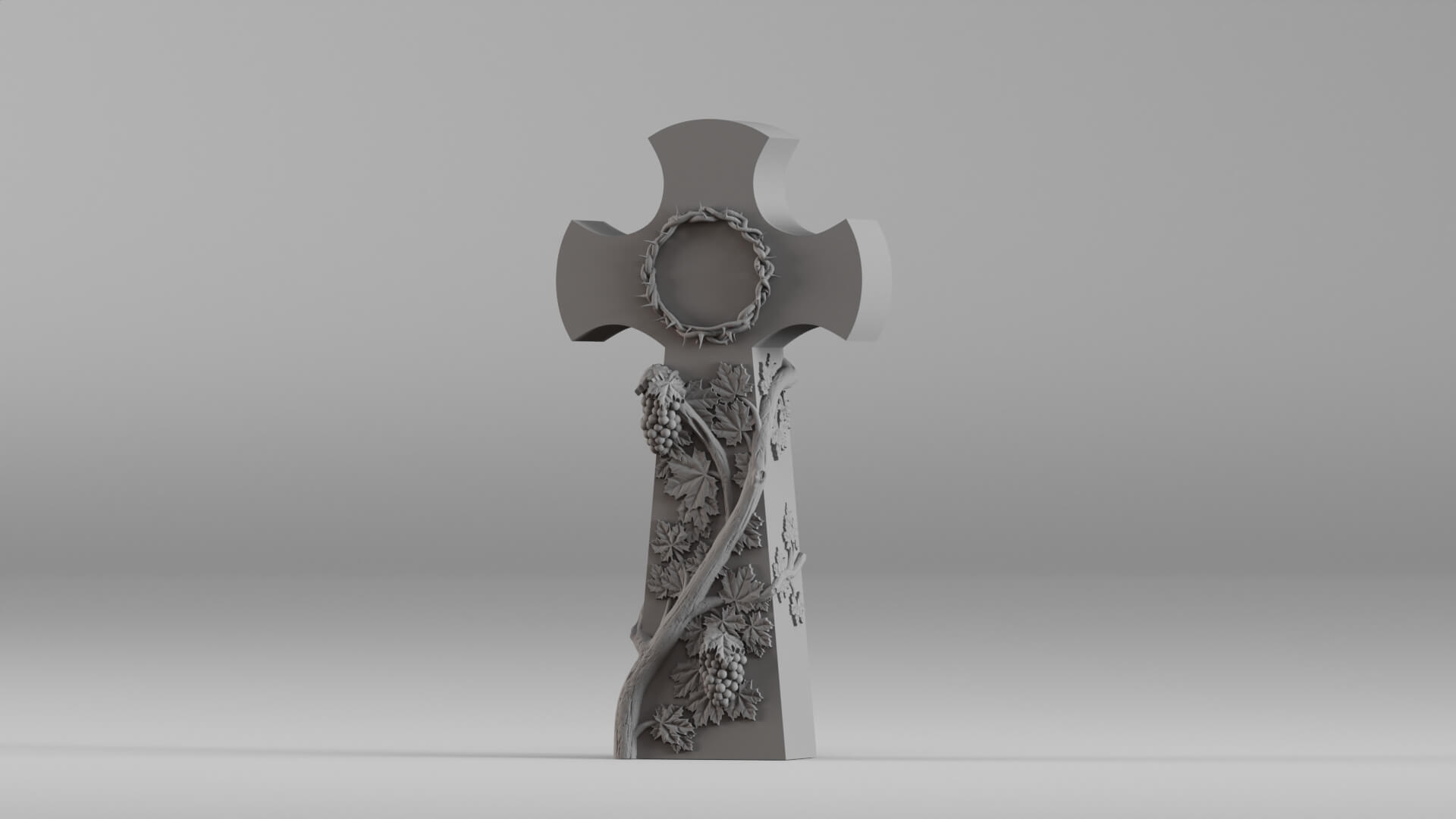 001569 Decorative Cross - 3D Model by 3DFarm