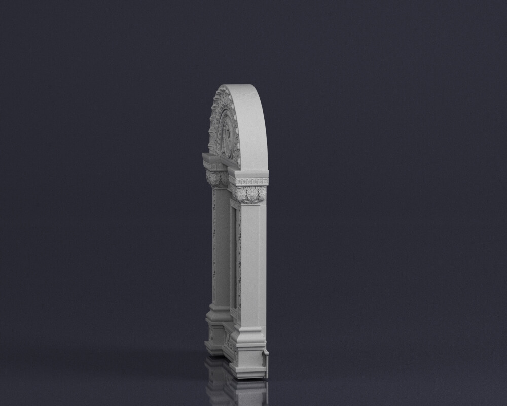 001574 Raw 3D Scan of a Hanging Icon Case Kiot by 3DFarm
