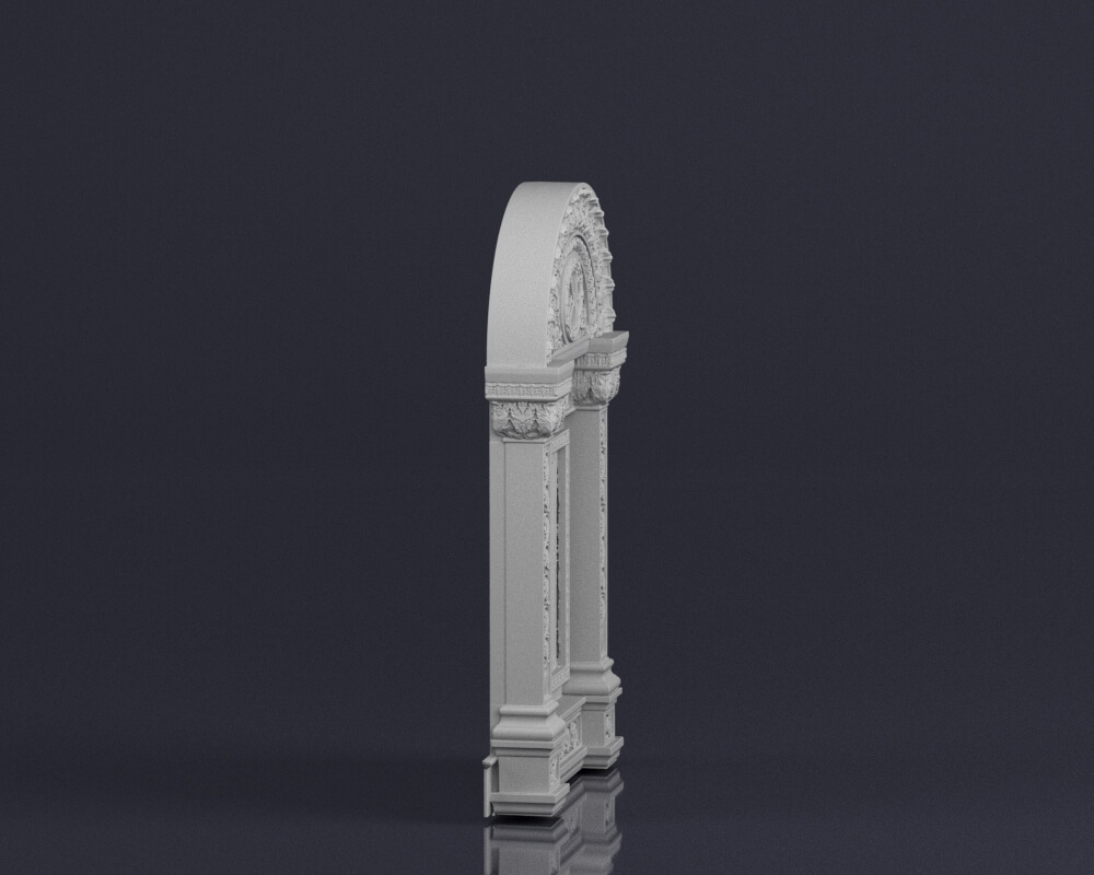 001574 Raw 3D Scan of a Hanging Icon Case Kiot by 3DFarm