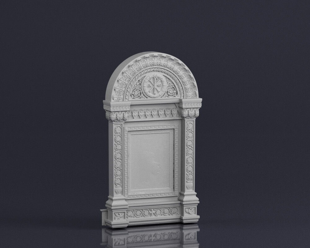 001574 Raw 3D Scan of a Hanging Icon Case Kiot by 3DFarm