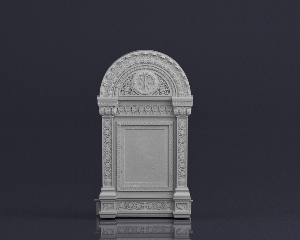 001574 Raw 3D Scan of a Hanging Icon Case Kiot by 3DFarm