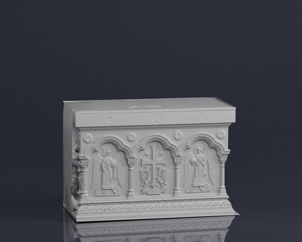 001576 Raw 3D Scan of a Church Altar by 3DFarm