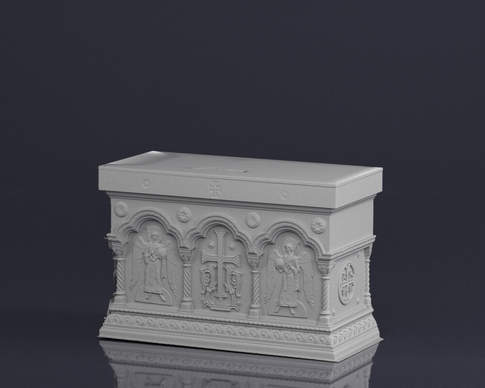 001576 Raw 3D Scan of a Church Altar by 3DFarm