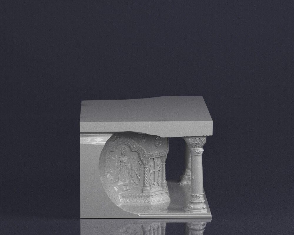 001577 Raw Scan of a Church Altar - Free 3D Model by 3DFarm