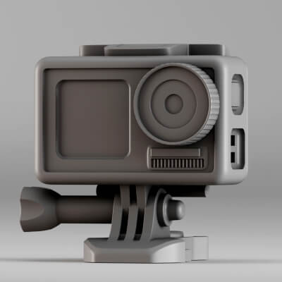001598 Action camera DGI OSMO - 3D Model by 3DFarm