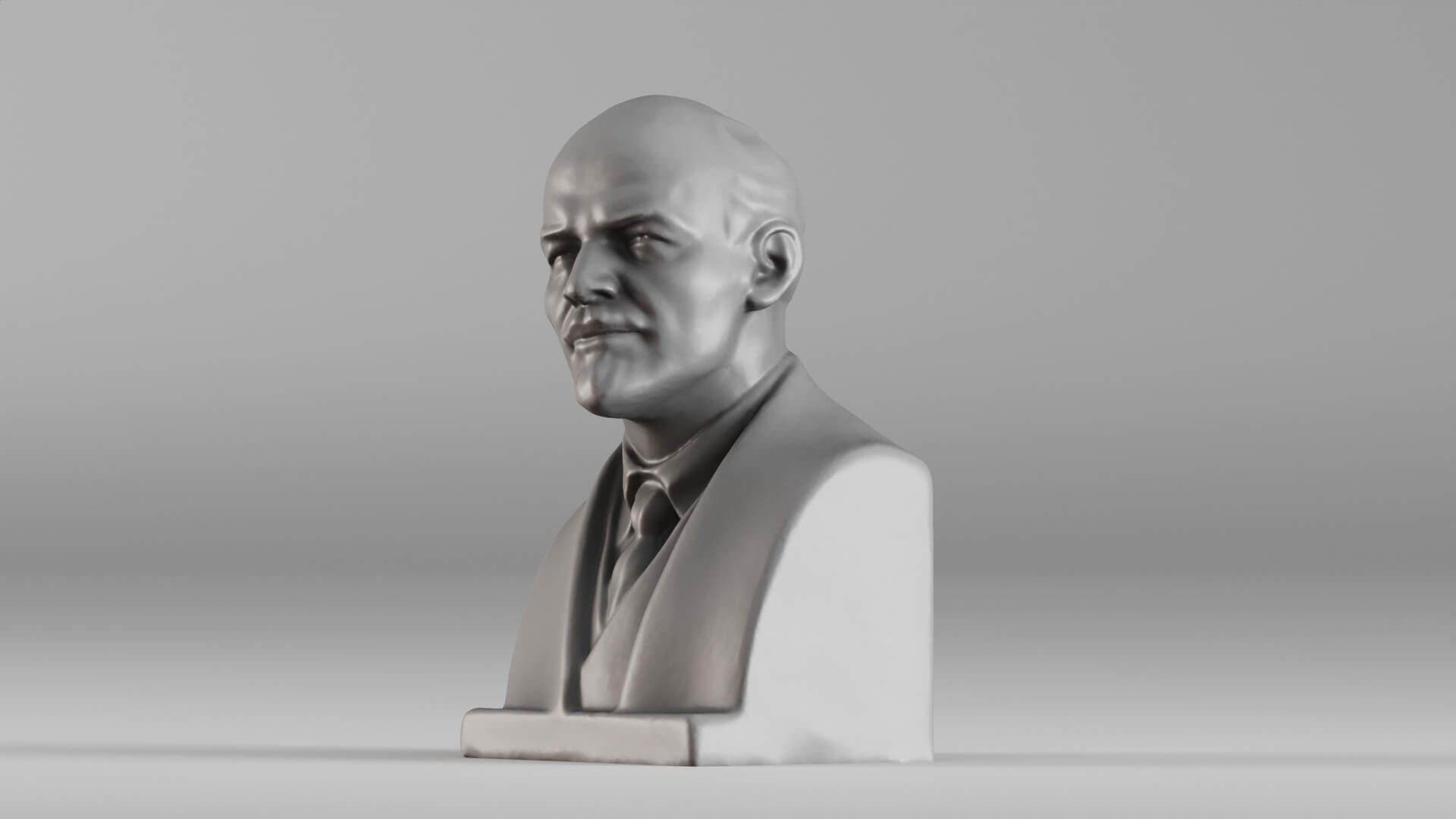 001600 Bust of Lenin – Historical Soviet Figure - 3D Model by 3DFarm