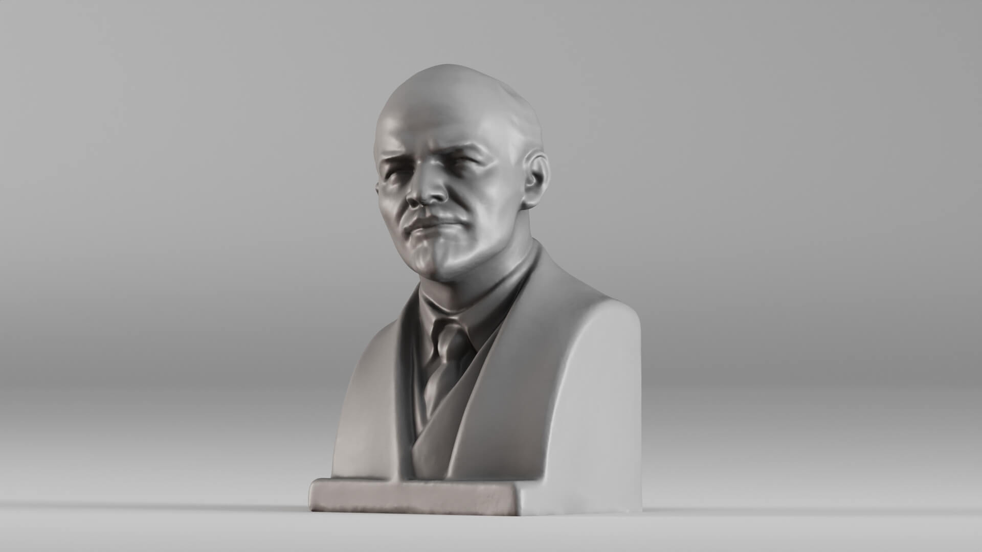 001600 Bust of Lenin – Historical Soviet Figure - 3D Model by 3DFarm