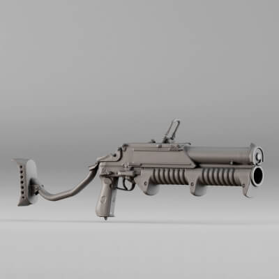 High Poly Models | Military | Grenade Launchers | RenderHub