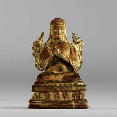 001643 Ancient Tibetan Buddha Statue 3D Scan by 3DFarm