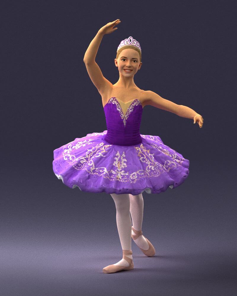 Ballet Dancer (1109) - 3D Model by 3DFarm