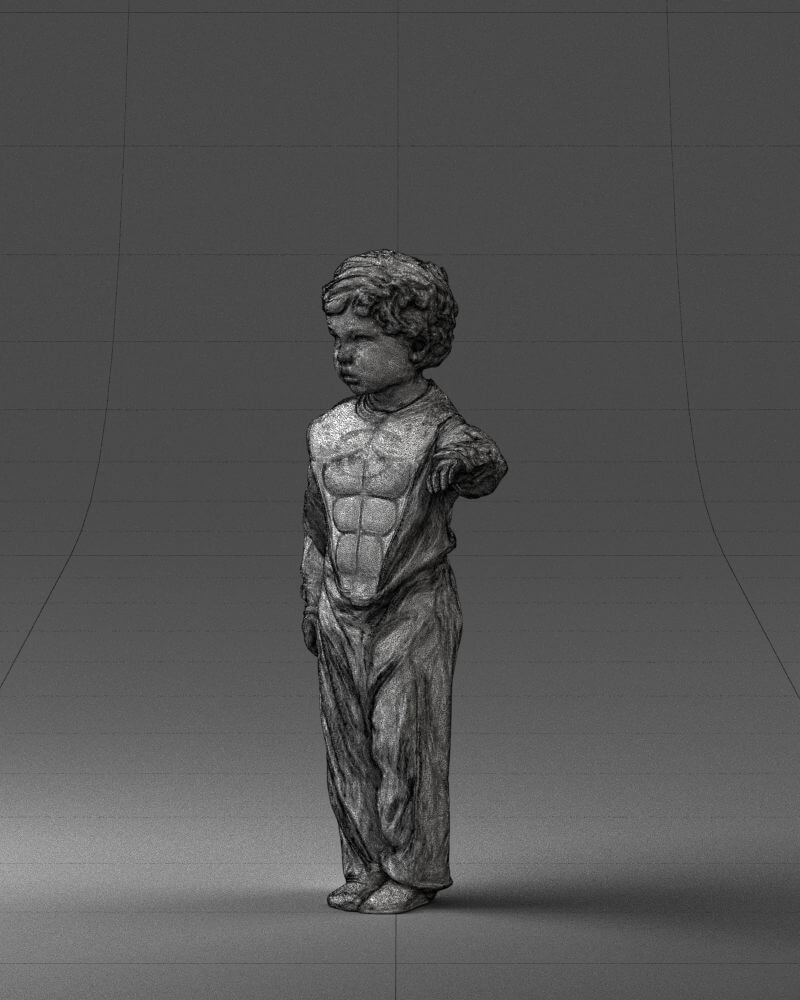 Batman Boy (1016-4) 3D Model by 3DFarm