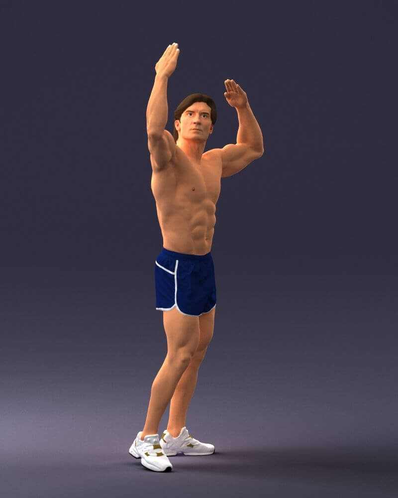 Bodybuilder (0917) - 3D Model by 3DFarm