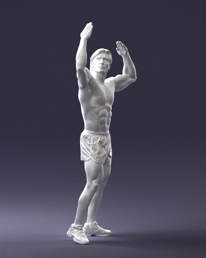 Bodybuilder (0917) - 3D Model by 3DFarm