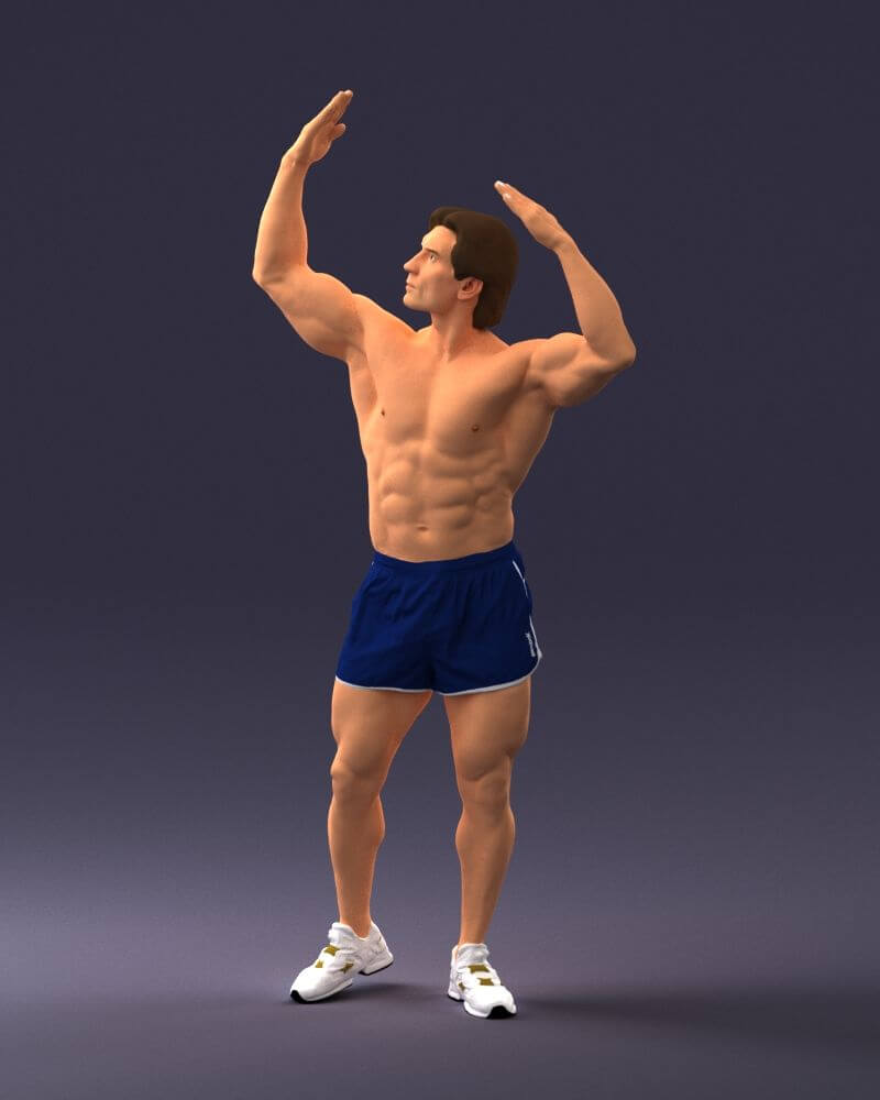 Bodybuilder (0917) - 3D Model by 3DFarm