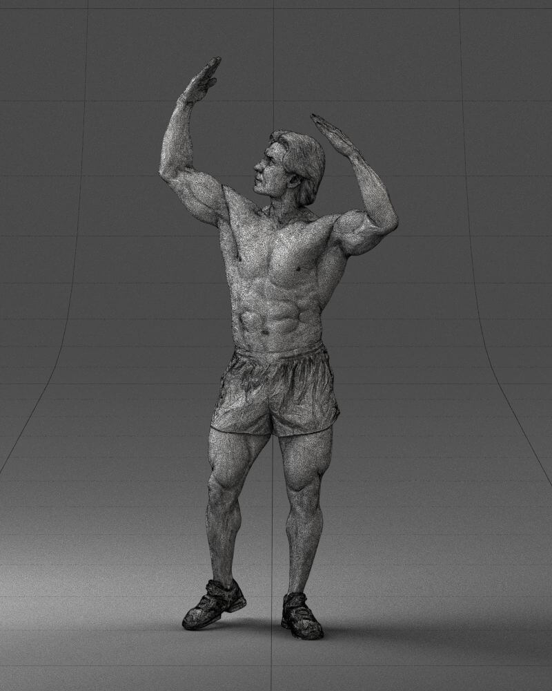 Bodybuilder (0917) - 3D Model by 3DFarm