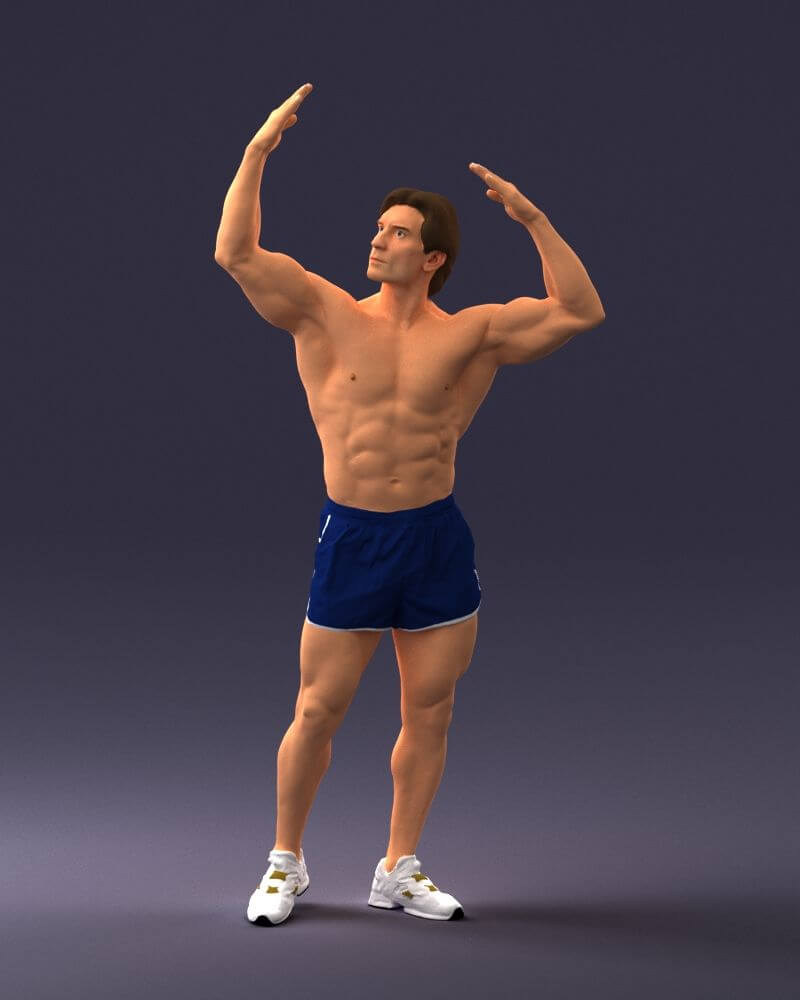 Bodybuilder (0917) - 3D Model by 3DFarm