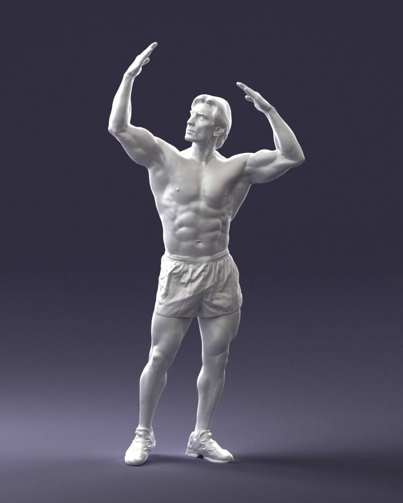 Bodybuilder (0917) - 3D Model by 3DFarm
