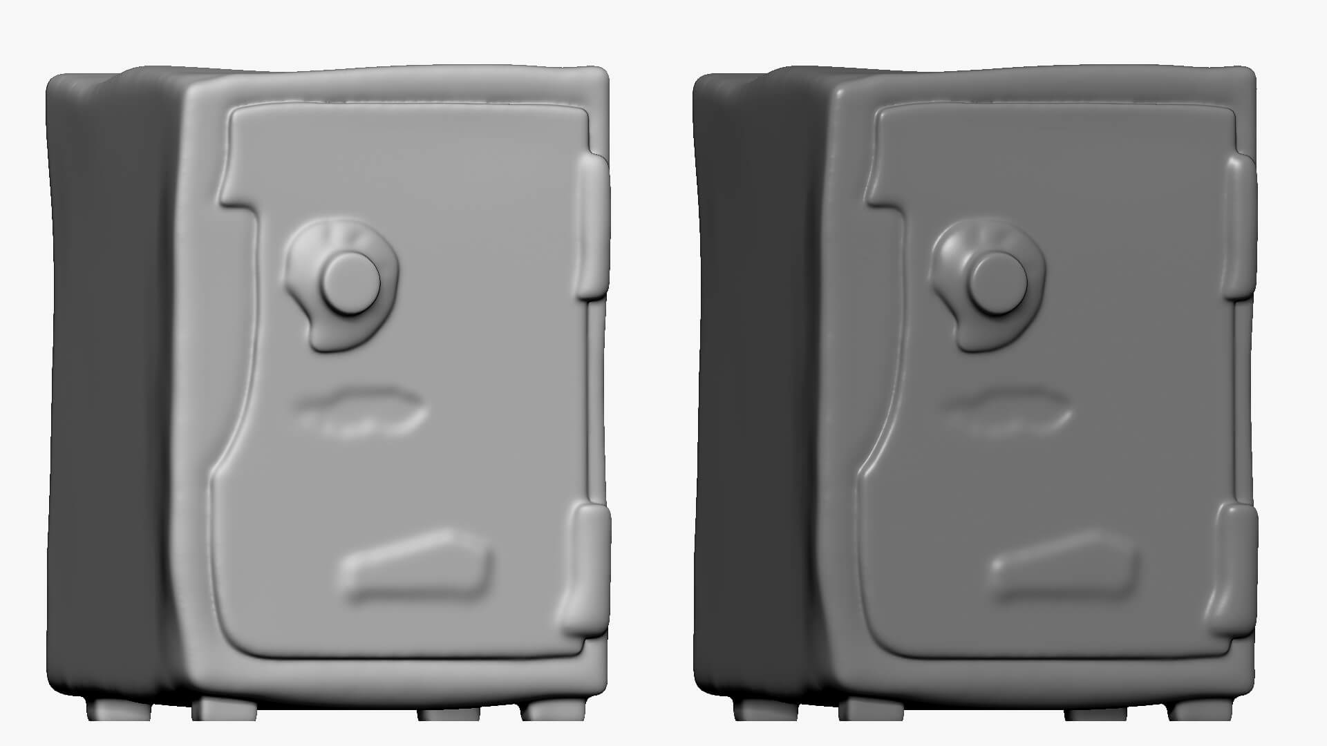 Cartoon Safe (1262) - 3D Model by 3DFarm