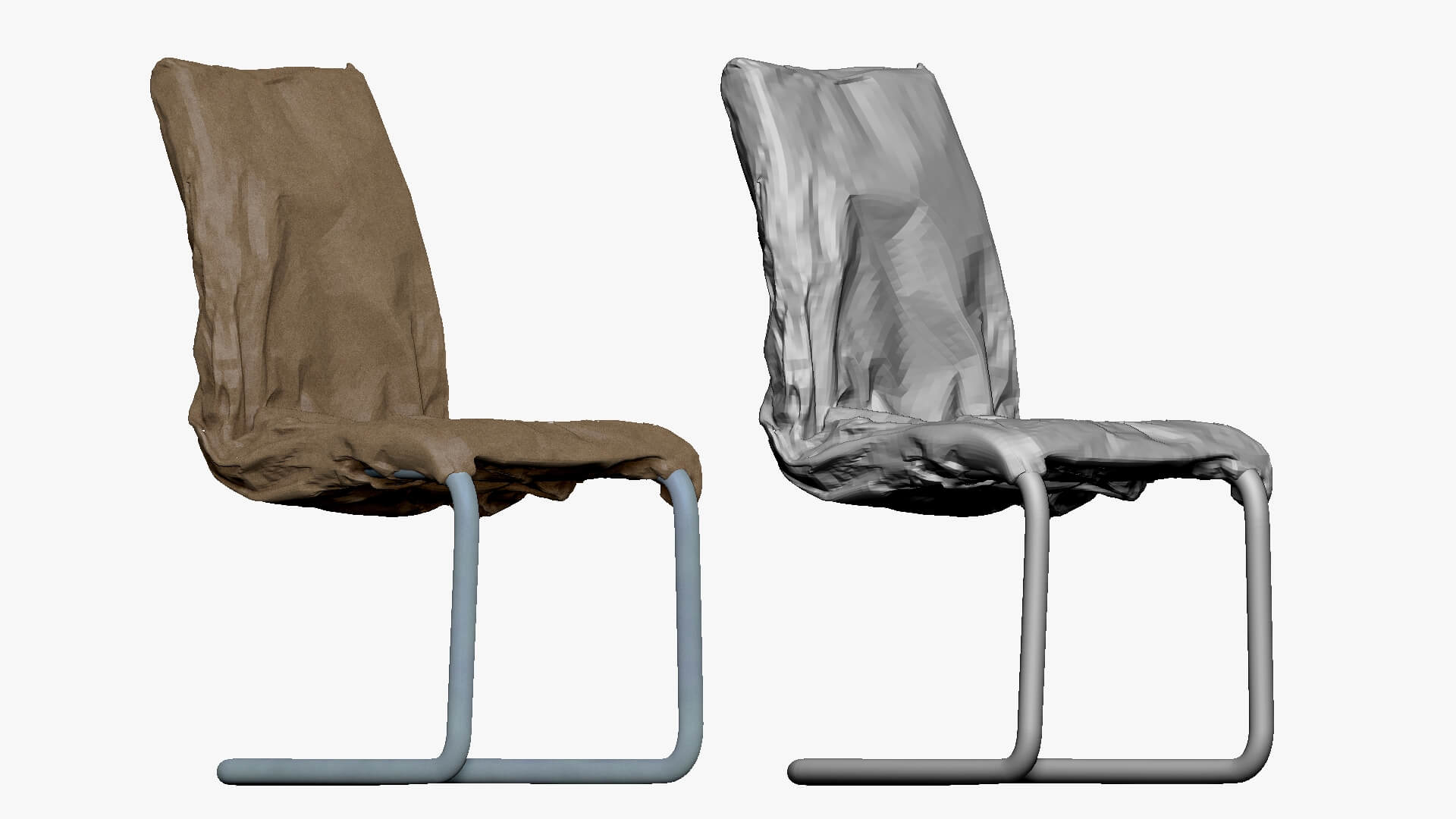 Crazy Metal Scary Chair (1279) - 3D Model by 3DFarm