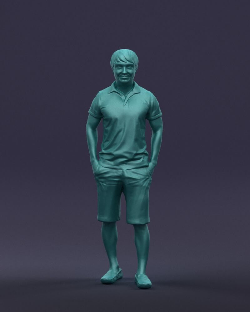 Different Colors Man (0394) - 3D Model by 3DFarm