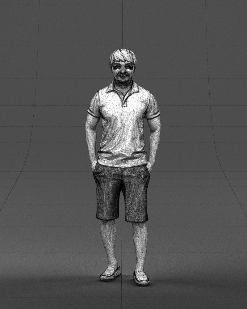 Different Colors Man (0394) - 3D Model by 3DFarm