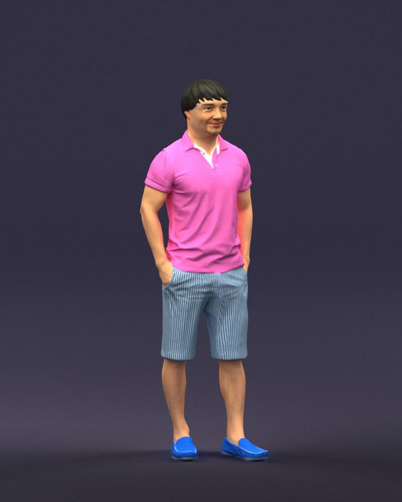 Different Colors Man (0394) - 3D Model by 3DFarm