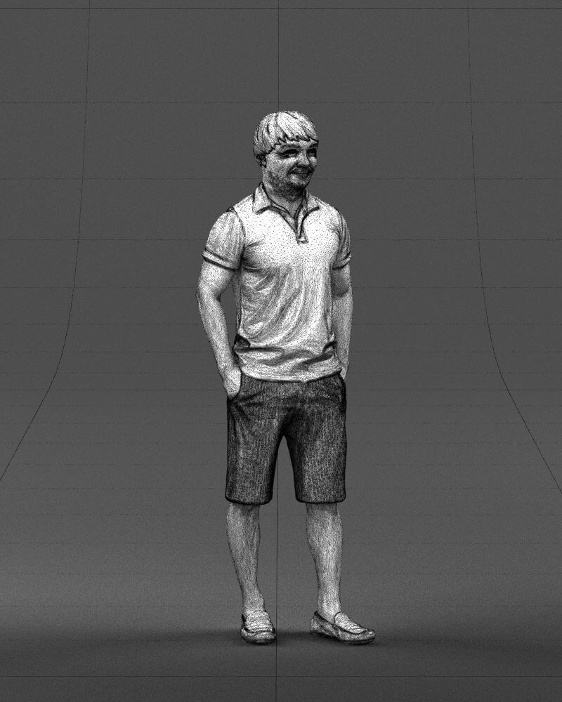 Different Colors Man (0394) - 3D Model by 3DFarm