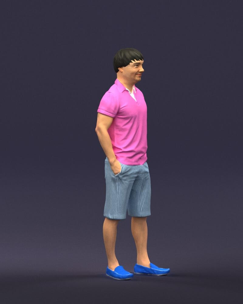 Different Colors Man (0394) - 3D Model by 3DFarm