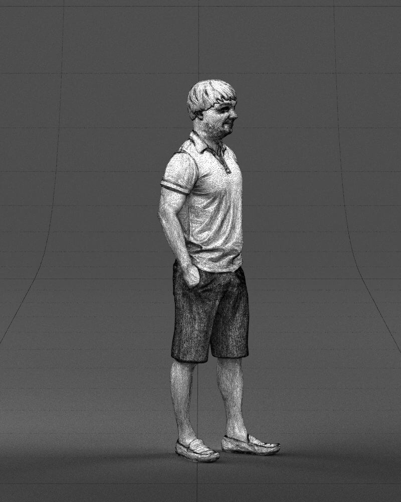 Different Colors Man (0394) - 3D Model by 3DFarm