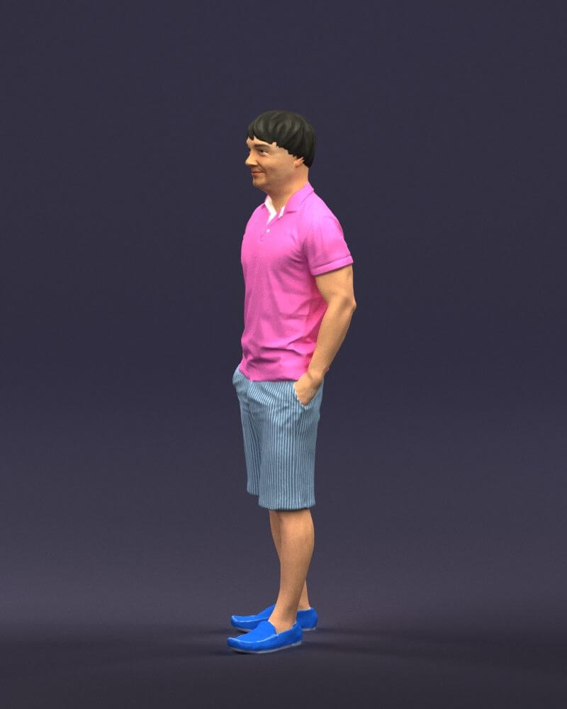 Different Colors Man (0394) - 3D Model by 3DFarm