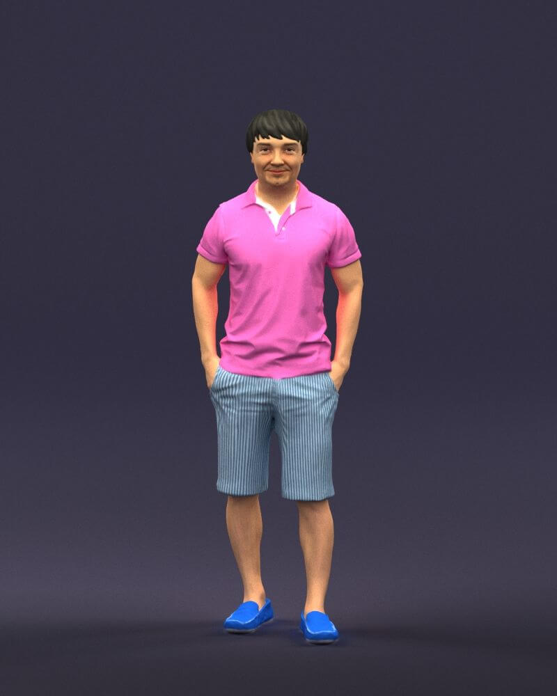 Different Colors Man (0394) - 3D Model by 3DFarm