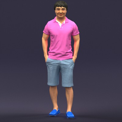 Different Colors Man (0394) - 3D Model by 3DFarm