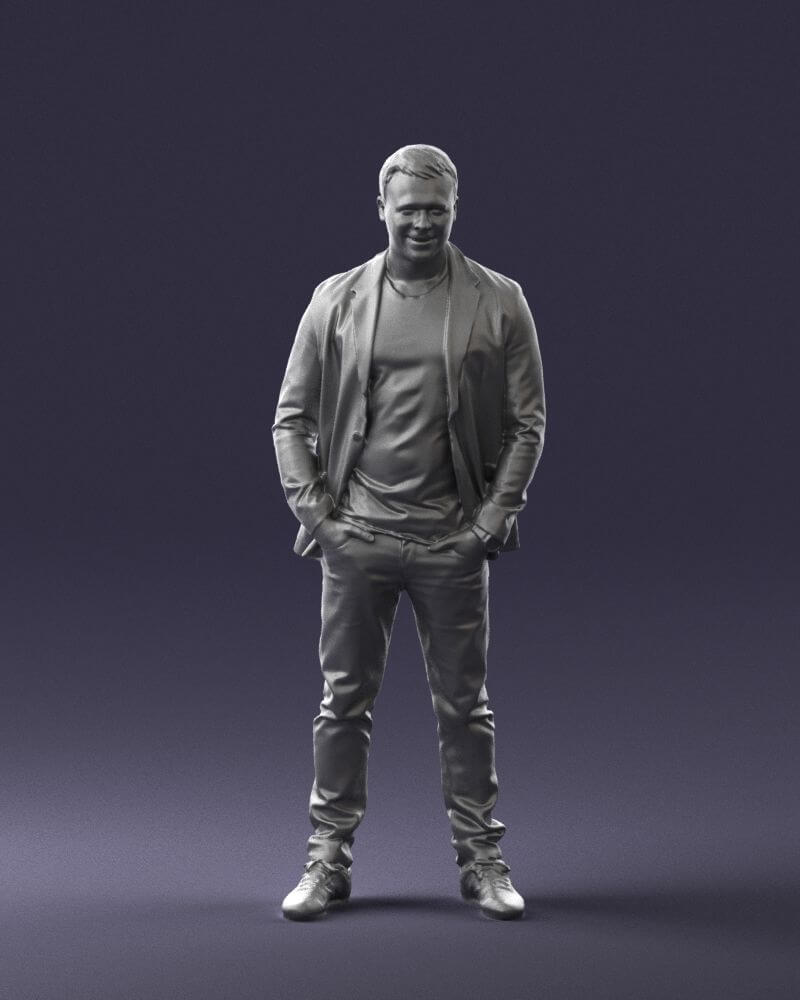 Emin in Tracksuit (0472) - 3D Model by 3DFarm