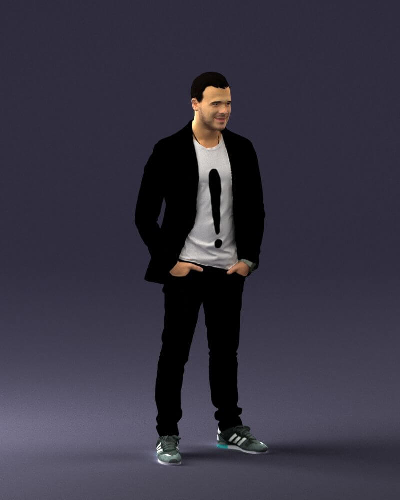 Emin in Tracksuit (0472) - 3D Model by 3DFarm